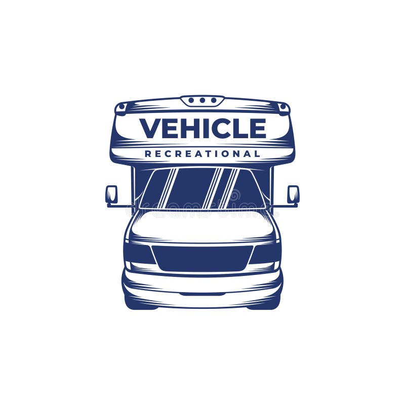 Recreational Vehicle Design Vector Illustration. Recreational Vehicle ...