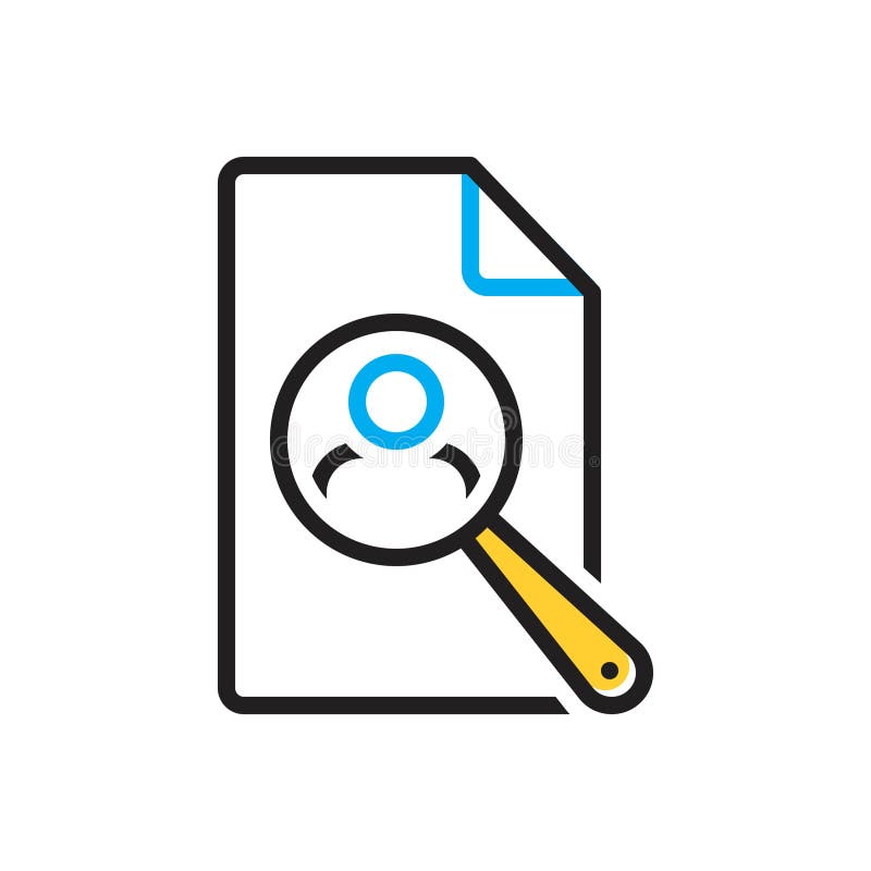 Multi Color Icon for Recruit, Enlist and Newcomer Stock Illustration ...