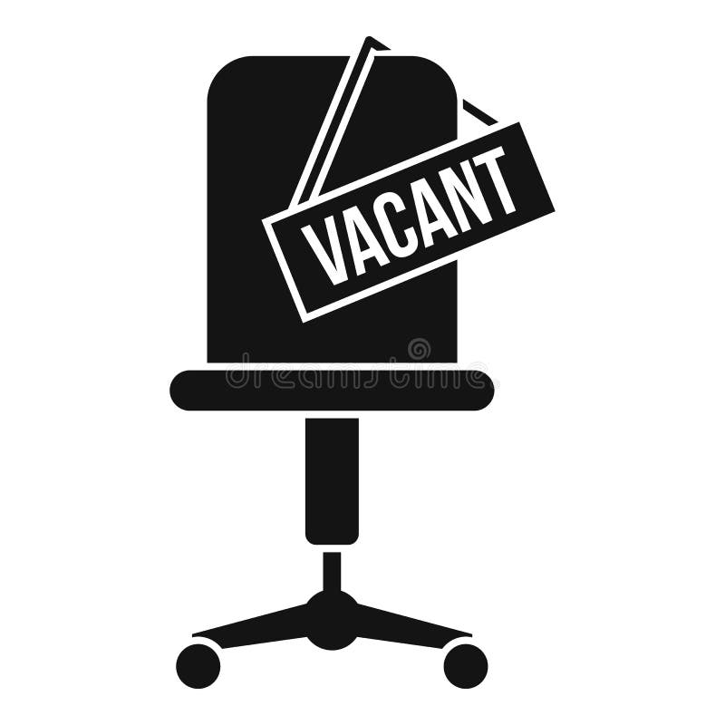 Vacant icon concept stock vector. Illustration of furniture - 118978956