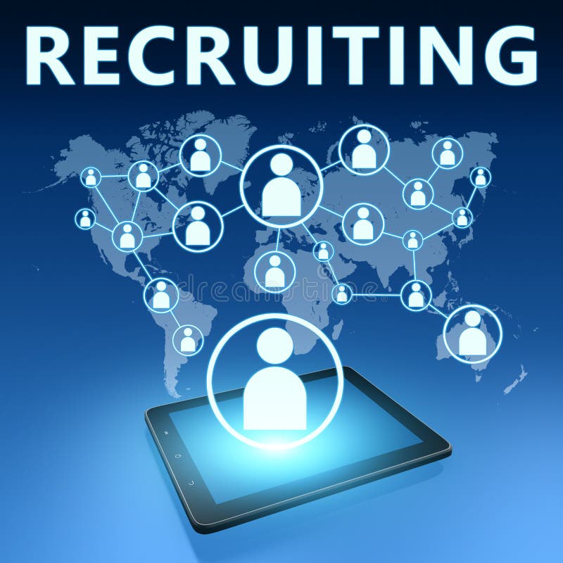 Recruiting stock illustration. Illustration of selected - 22694646