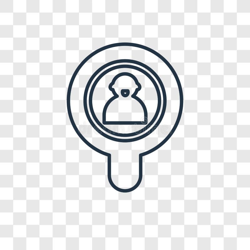Recruitment Concept Vector Linear Icon Isolated on Transparent B Stock ...