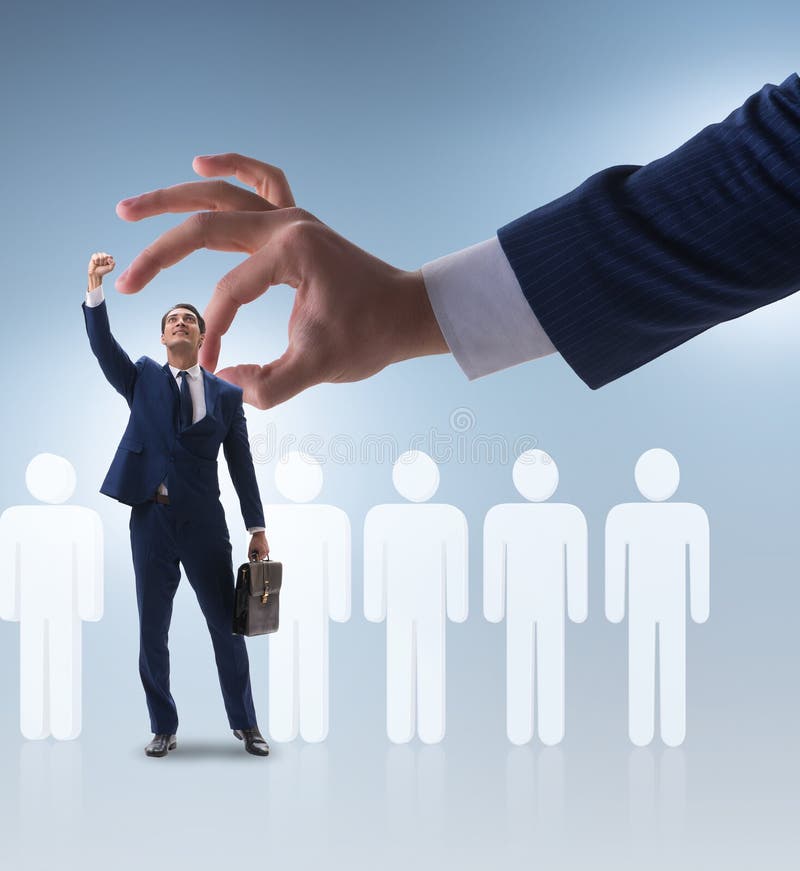 Recruitment and Employment Concept with Selected Employee Stock Image ...