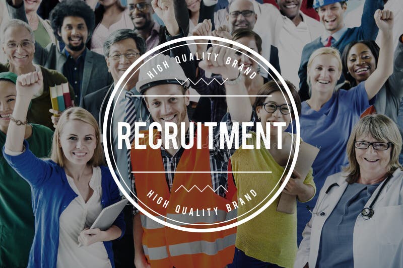 Recruitment Human Resources Hiring Employment Concept Stock Photo ...