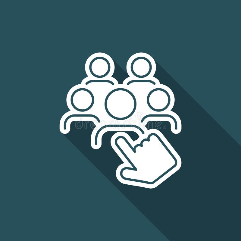 Recruitment icon stock vector. Illustration of modern - 117830523