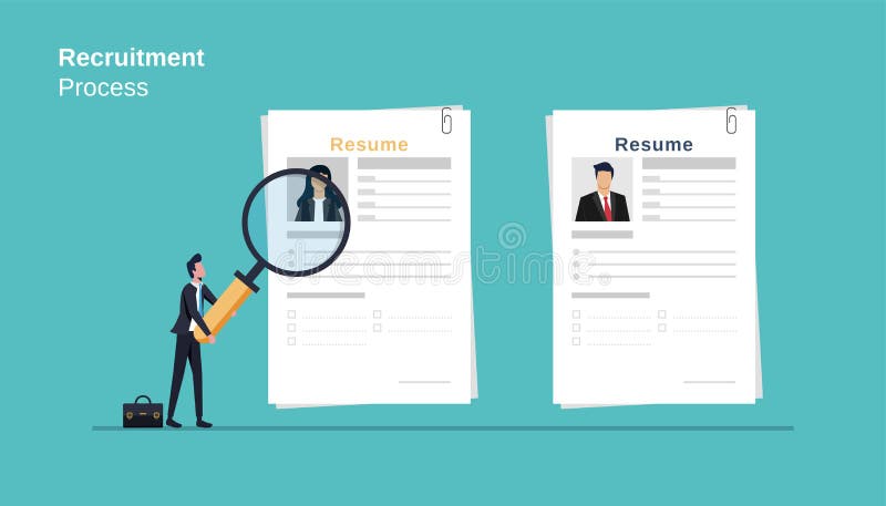 Recruitment Process of Human Resources Management, Searching ...