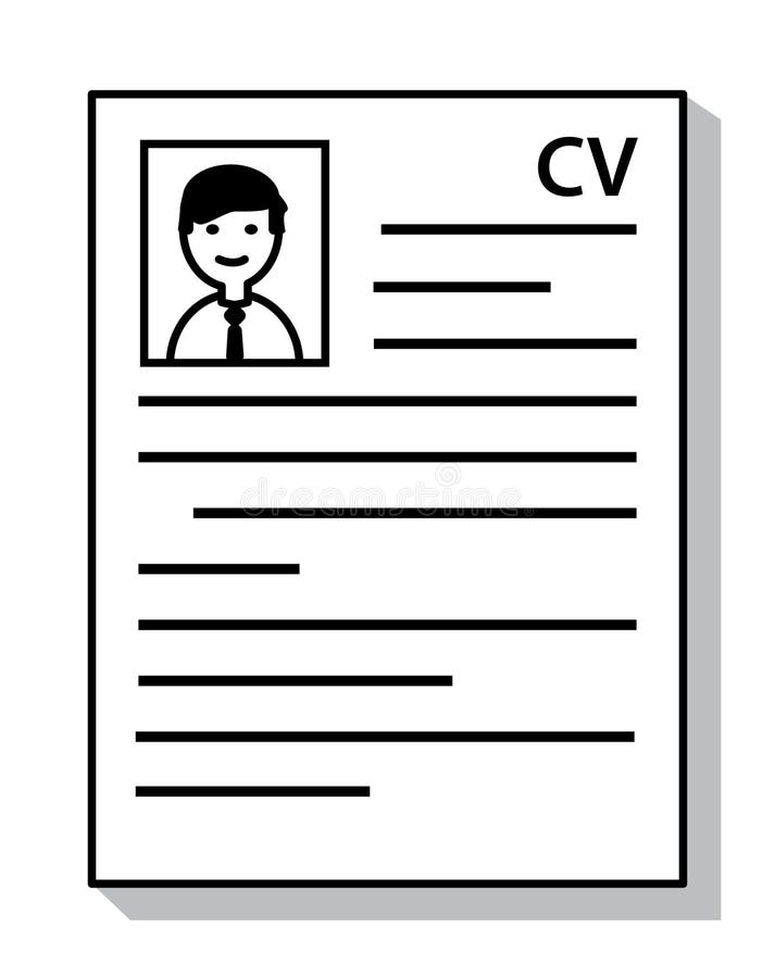 Recruitment Resume CV Curriculum Vitae Document with Shadow Icon Stock ... Recruitment Resume CV Curriculum Vitae Document with Shadow Icon Stock ...