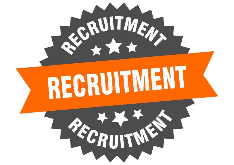 Recruitment Job Sign Employer Flat Background Vector. Candidate ...