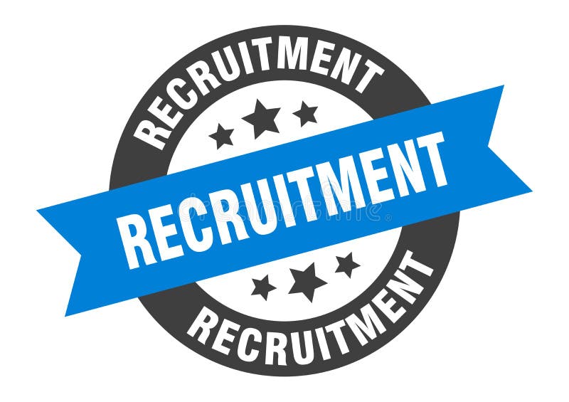 Recruitment Job Sign Employer Flat Background Vector. Candidate ...