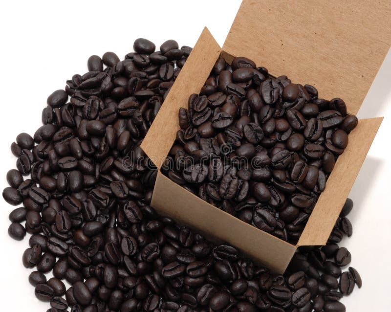 Regalo del café foto de archivo. Imagen de habas, capuchino - 12675838