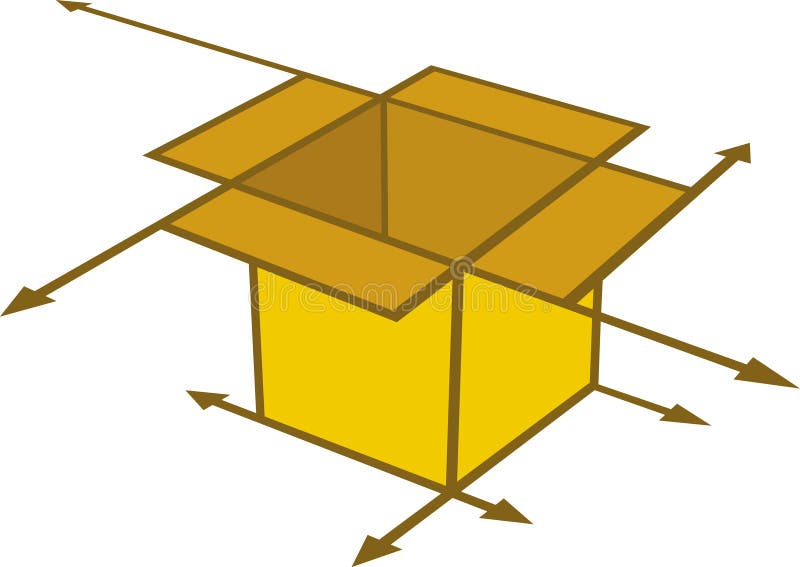 Rectángulo de la flecha ilustración del vector. Ilustración de ...