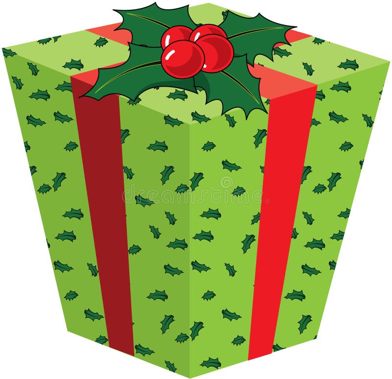 Rectángulo De Regalo De La Navidad Stock de ilustración - Ilustración ...
