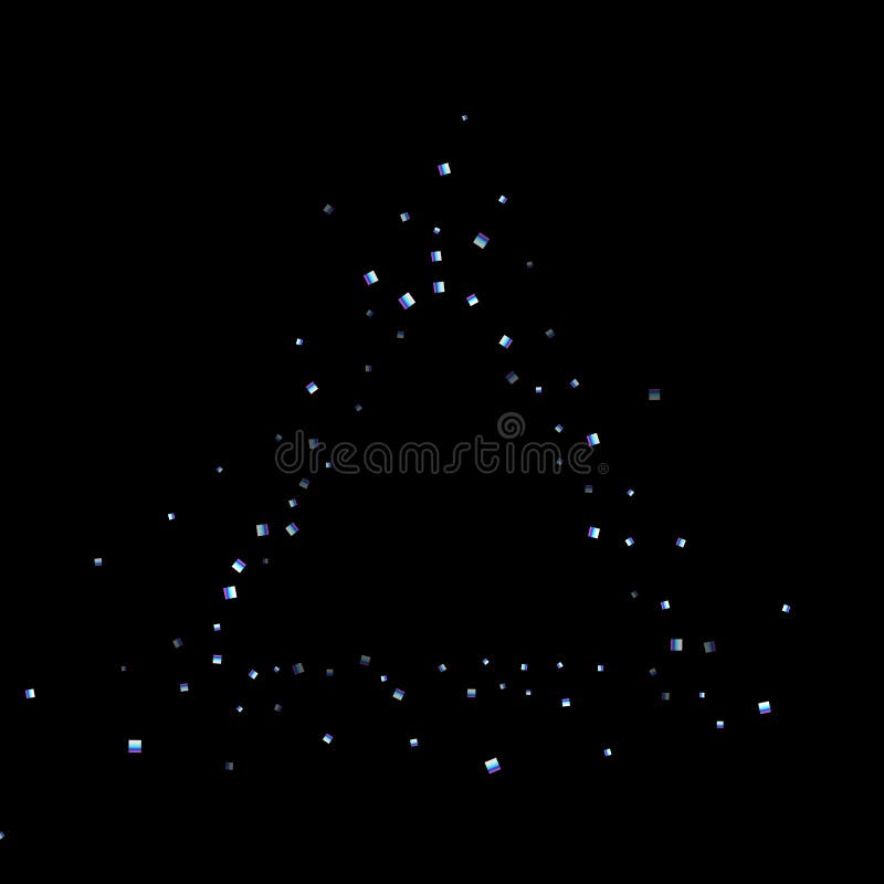 Rectángulo Iridiscente Arcoiris Confetti Brillante Ilustración del ...