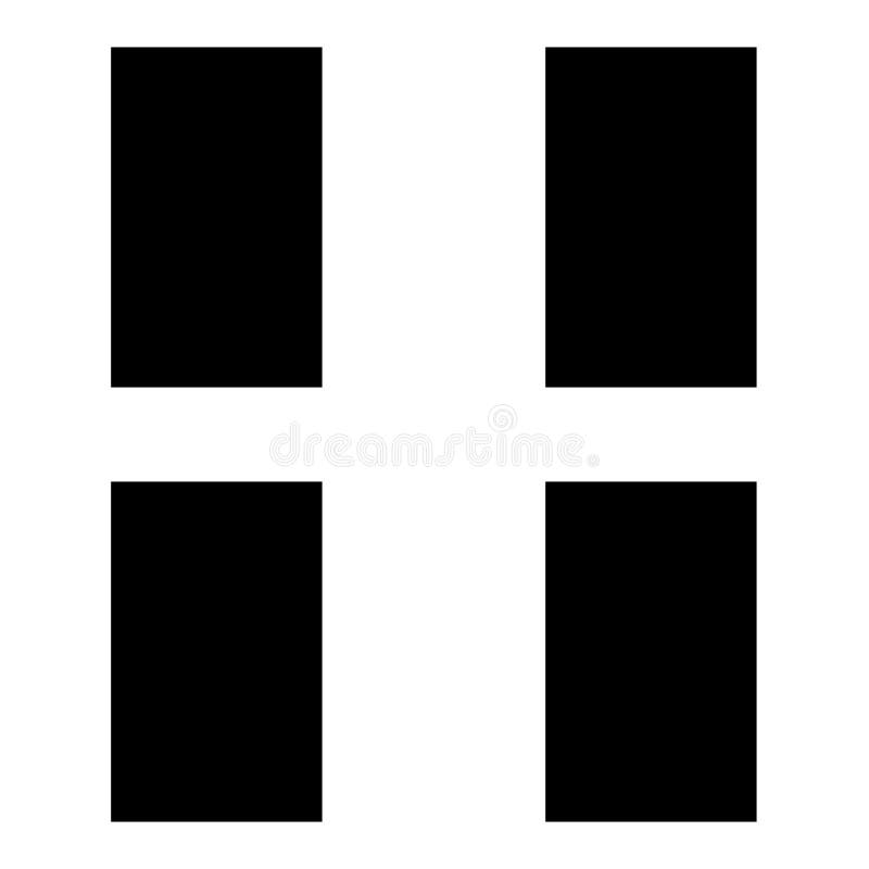 Líneas negras verticales ilustración del vector. Ilustración de efecto ...