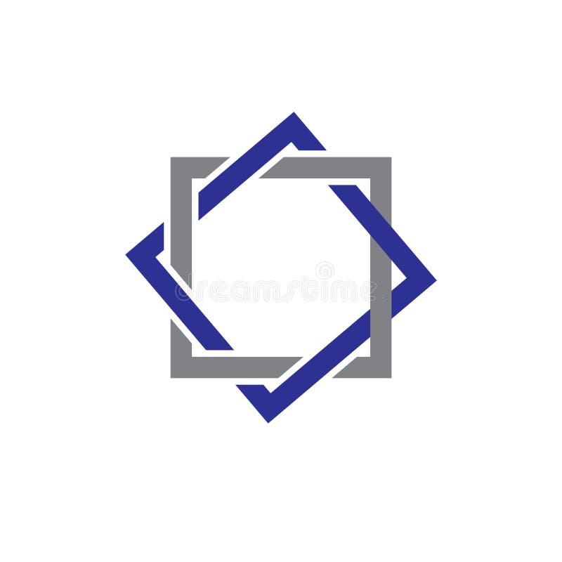 Rectange logo design stock illustration. Illustration of letter - 250426216