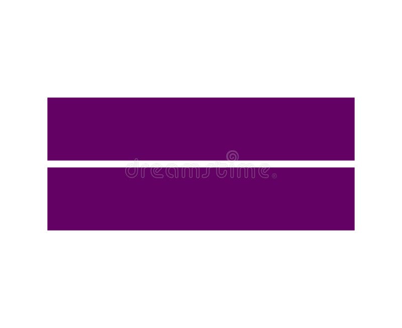 Rectangle Geometric Shape Purple Symbol Element Vector Stock Vector ...