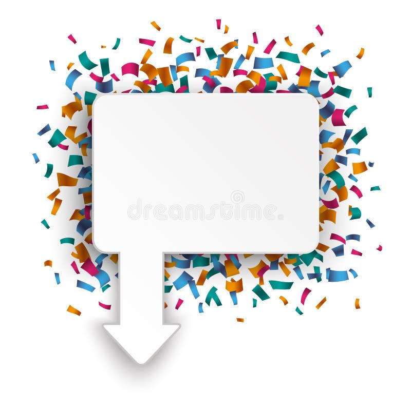 Rectangle Arrow Pointer Confetti Stock Illustrations – 2 Rectangle ...