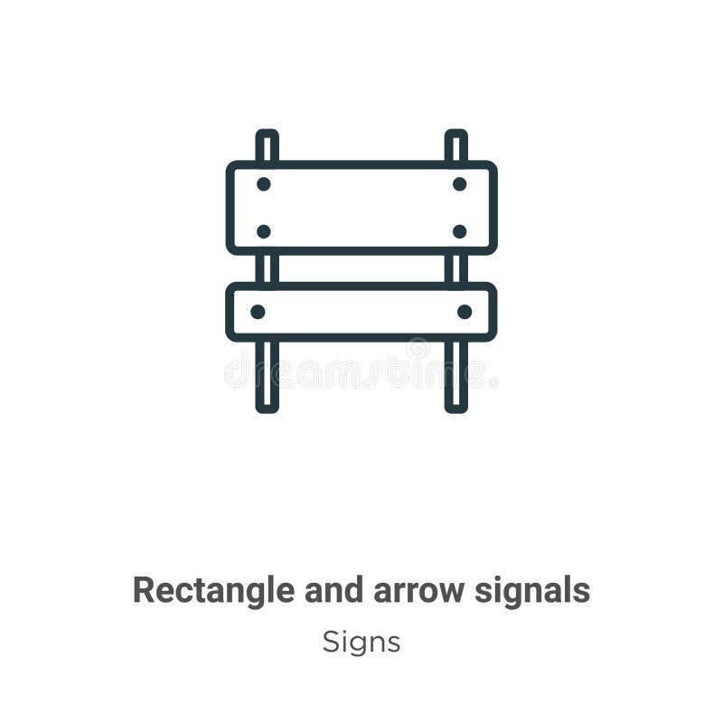 Rectangle Outline Vector Icon. Thin Line Black Rectangle Icon, Flat ...