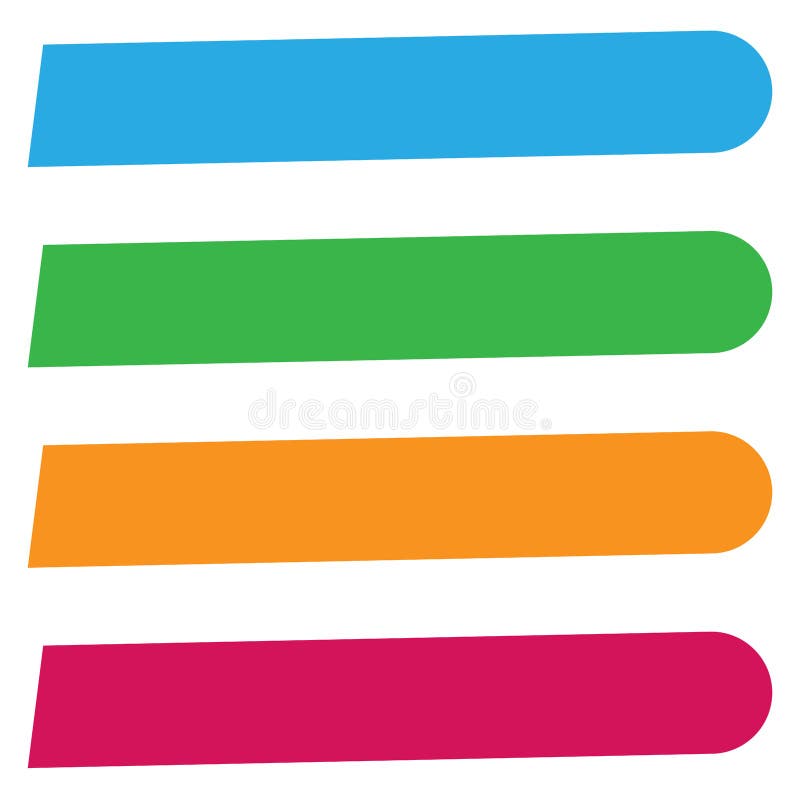 Banner, Plaque Shapes Elements. Rectangle Tags, Labels Stock Vector ...