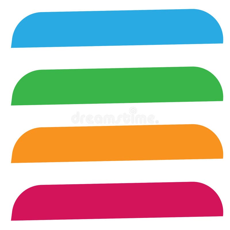 Rectangle Banner, Plaque, Button, Tag and Label Shape with Empty, Blank ...