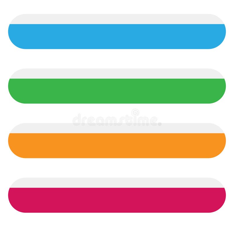 Rectangle Banner, Plaque, Button, Tag and Label Shape with Empty, Blank ...