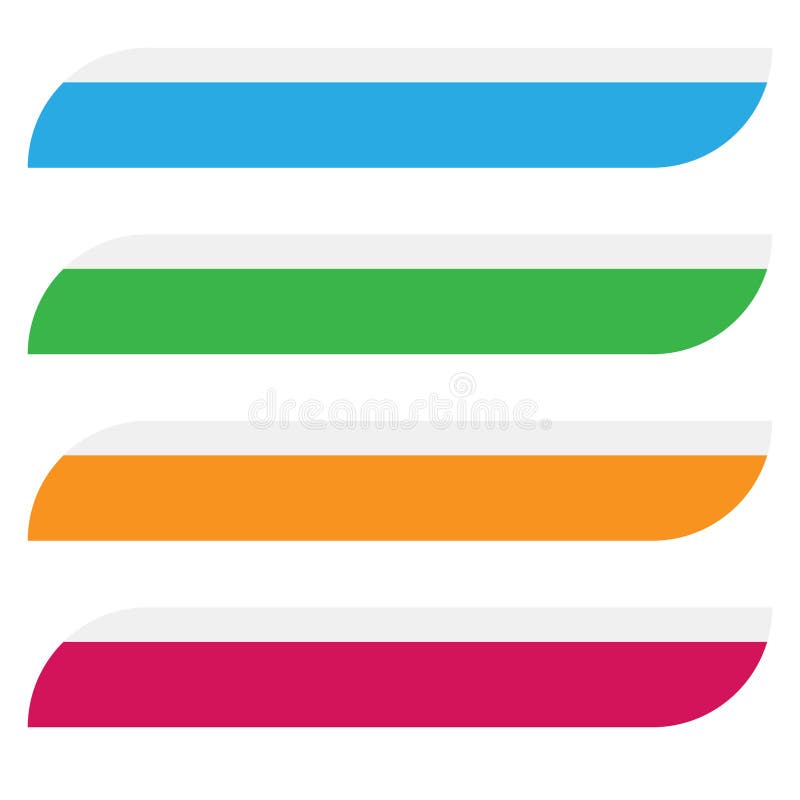 Rectangle Banner, Plaque, Button, Tag and Label Shape with Empty, Blank ...