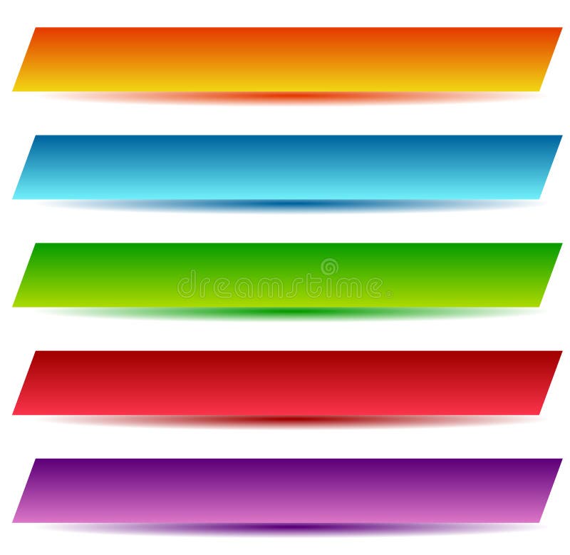 3D rectangle banners stock illustration. Illustration of construction ...