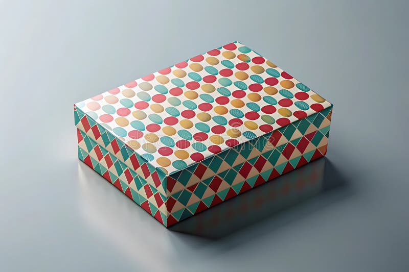 Rectangle box mockup stock illustration. Illustration of professional ...