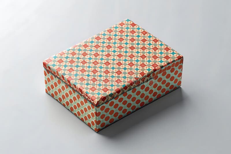 Rectangle box mockup stock illustration. Illustration of clean - 350453462