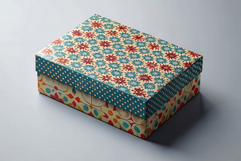 Rectangle box mockup stock illustration. Illustration of realistic ...