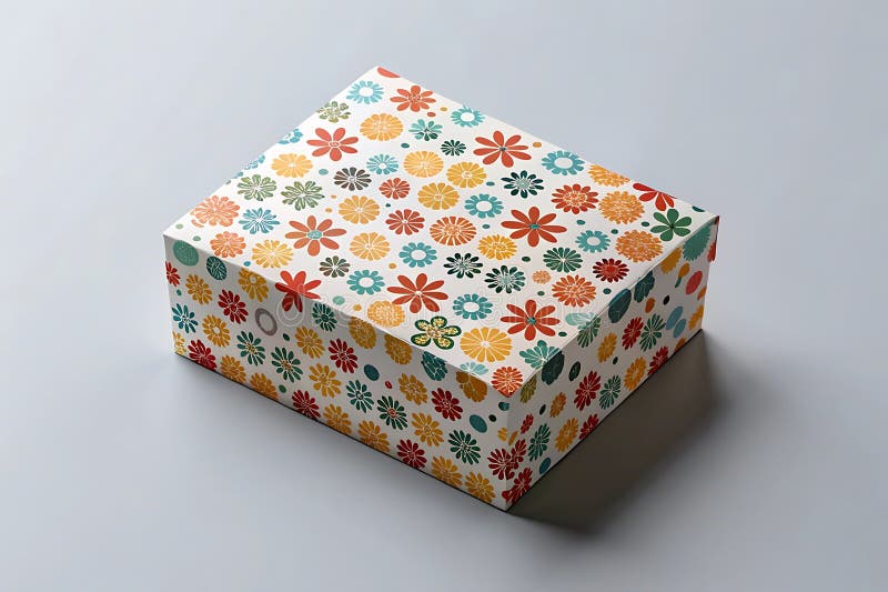 Rectangle box mockup stock illustration. Illustration of artwork ...