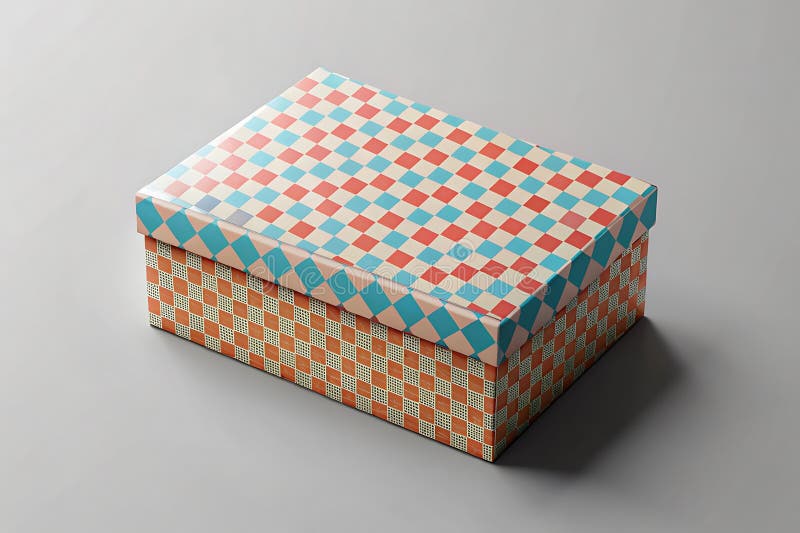 Rectangle box mockup stock illustration. Illustration of scene - 350453605