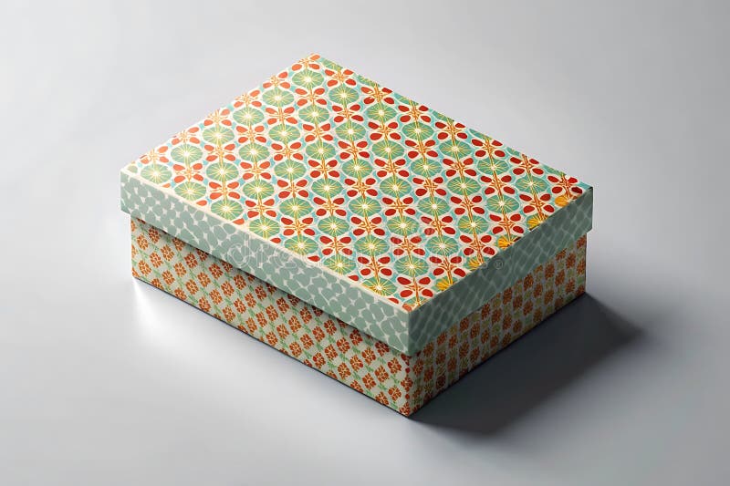 Rectangle box mockup stock illustration. Illustration of branding ...