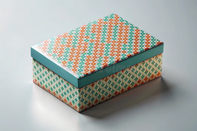 Rectangle box mockup stock illustration. Illustration of artwork ...