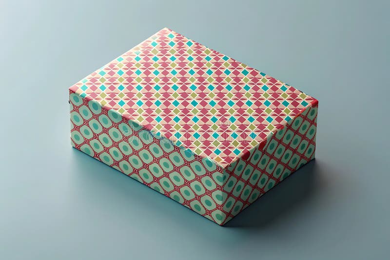 Rectangle box mockup stock illustration. Illustration of product ...