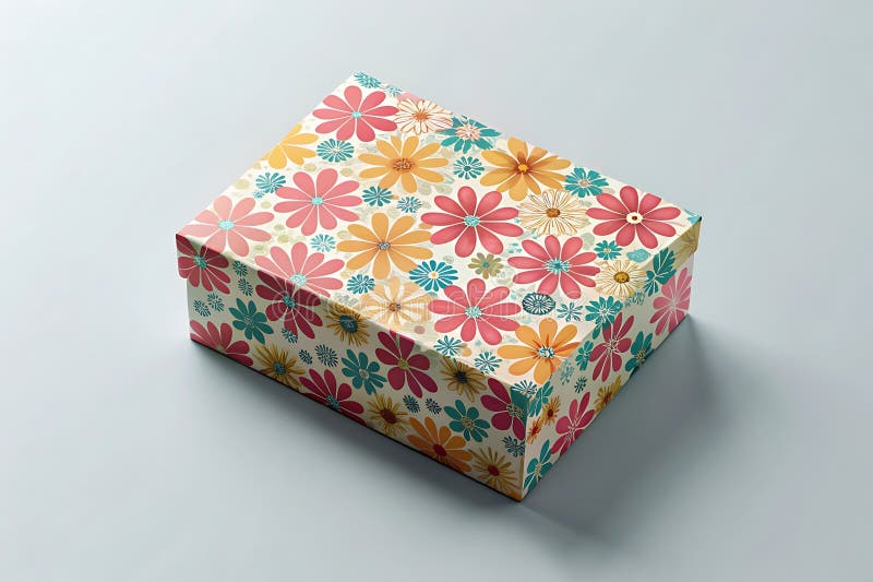 Rectangle box mockup stock illustration. Illustration of render - 350453818