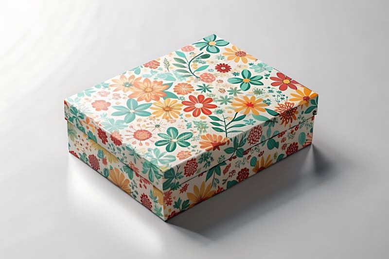 Rectangle box mockup stock illustration. Illustration of marketing ...