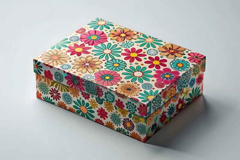 Rectangle box mockup stock illustration. Illustration of display ...