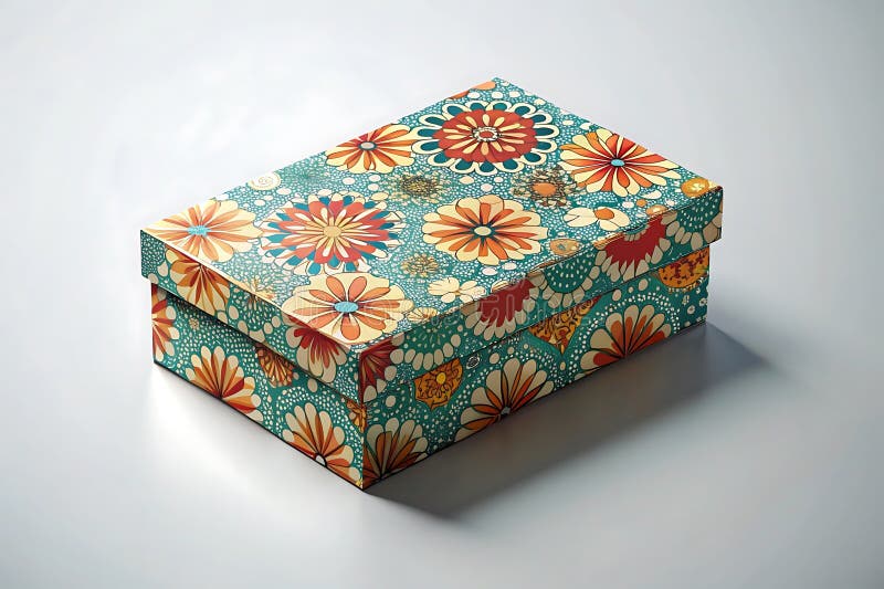 Rectangle box mockup stock illustration. Illustration of branding ...