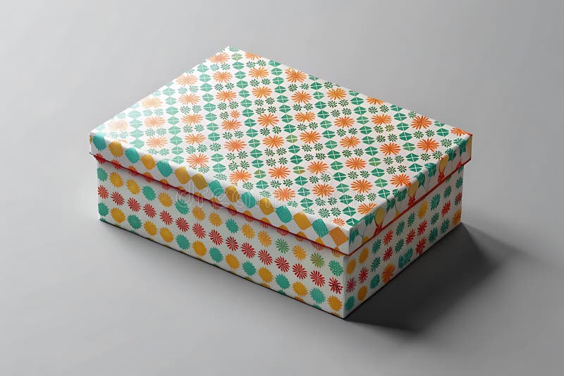 Rectangle box mockup stock illustration. Illustration of mockup - 350453913