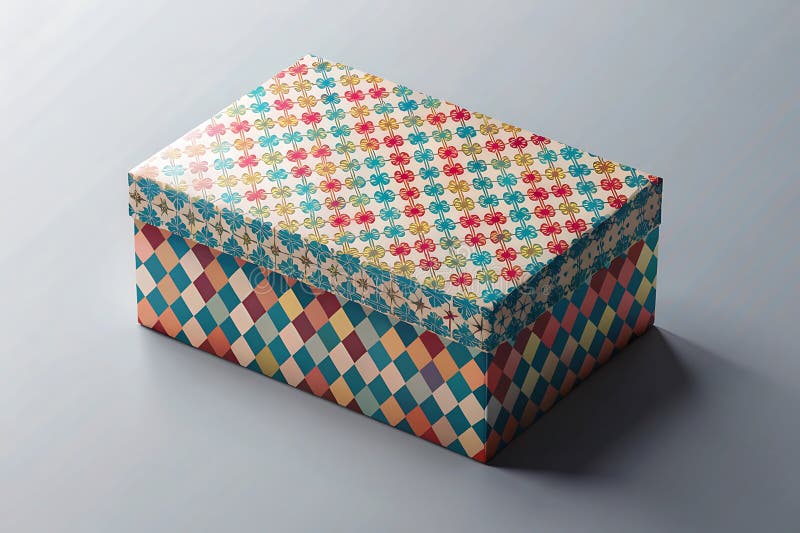 Rectangle box mockup stock illustration. Illustration of branding ...