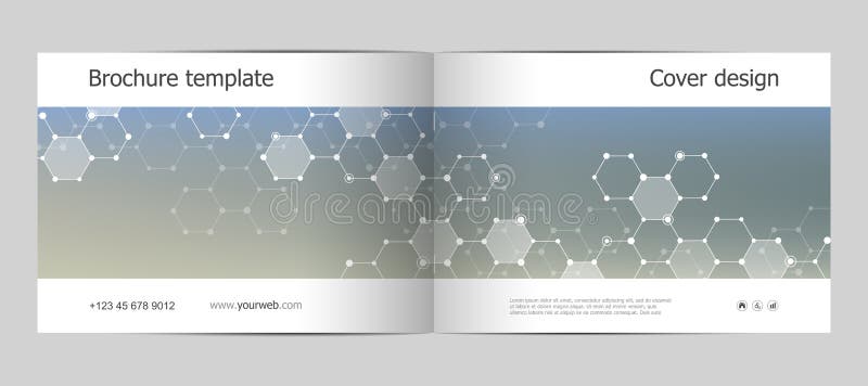 Rectangle Brochure Template Layout, Cover, Annual Report, Magazine in ...