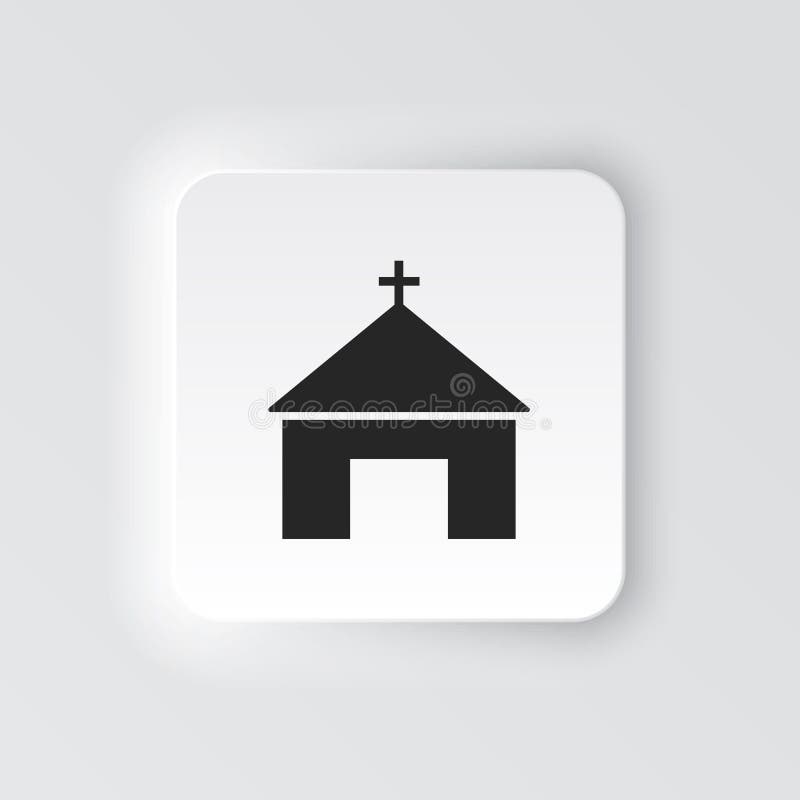 Rectangle Button Icon Church. Button Banner Rectangle Badge Interface ...