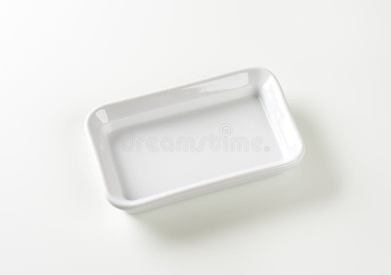 Rectangle Ceramic Baking Dish Stock Photo - Image of stoneware, studio ...