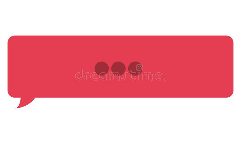 Conversation Bubble Chat Dots Stock Vector - Illustration of emblem ...