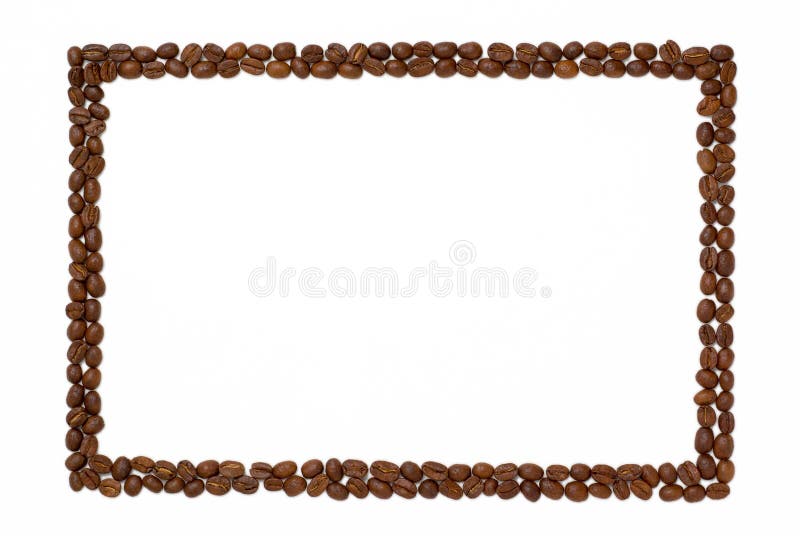 Rectangle coffee frame. stock photo. Image of bound, rows - 2571652