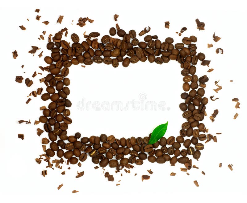 I Love Cafe from Coffee Beans Stock Photo - Image of isolated ...