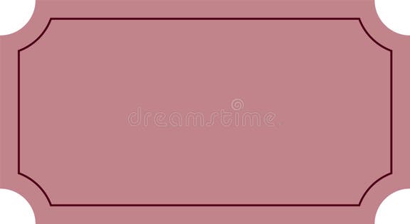 Rectangle Coupon Frame Pattern Stock Vector - Illustration of frame ...
