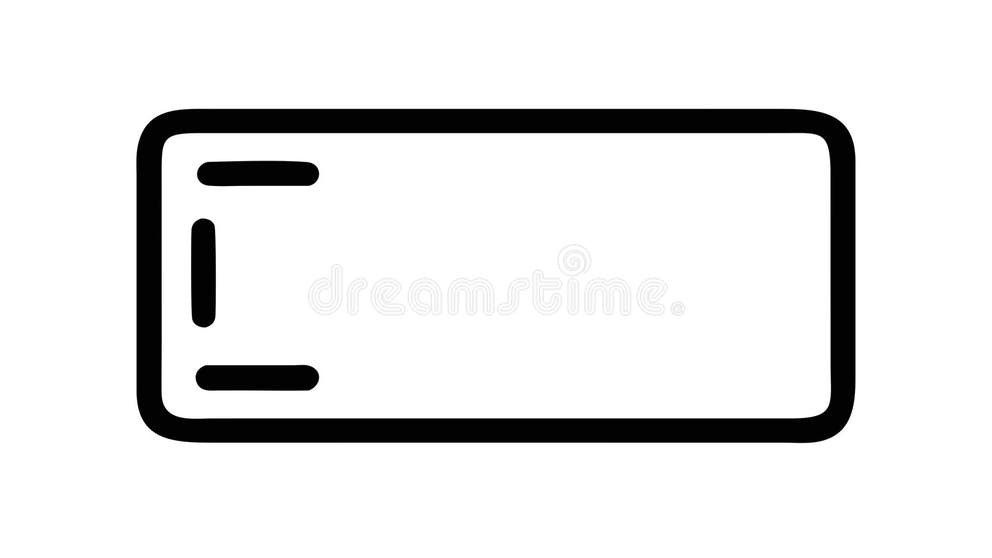 Rectangle with Cursor Icon for Text Input or Field Selection , Vector Design Generative AI Stock ...