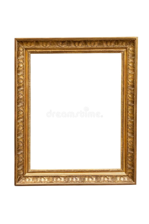 Rectangle Decorative Picture Frame Stock Image - Image of aged ...