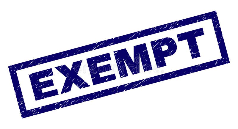 Exempt Stock Illustrations – 876 Exempt Stock Illustrations, Vectors ...